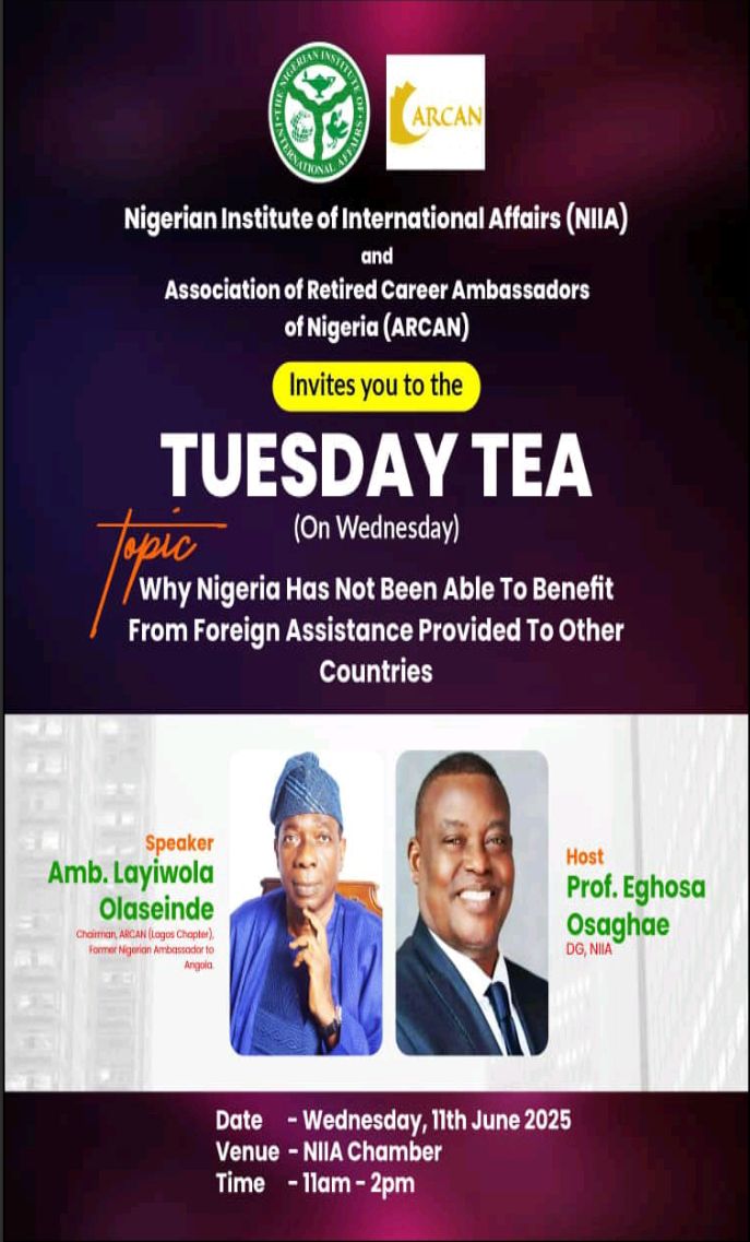 Nigerian Institute of International Affairs – Official Website of the NIIA